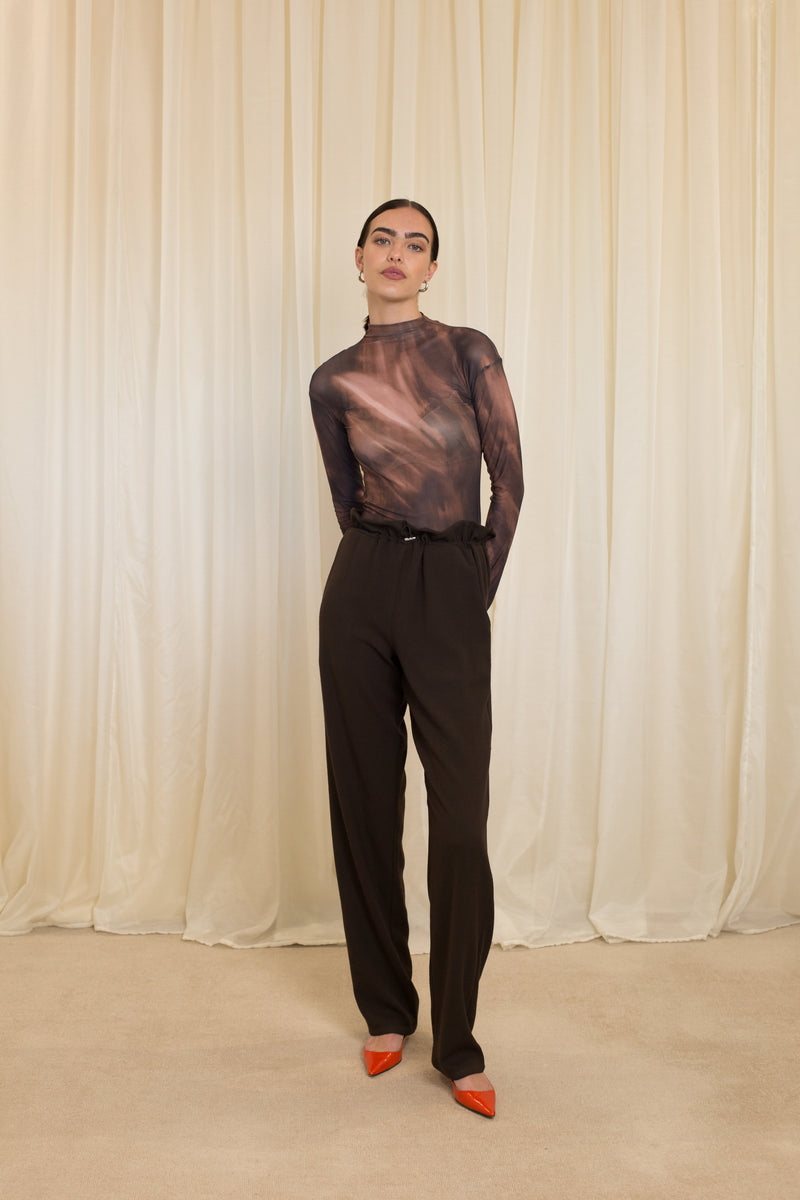 Jojo Ross Dickson Dress Dark Chocolate