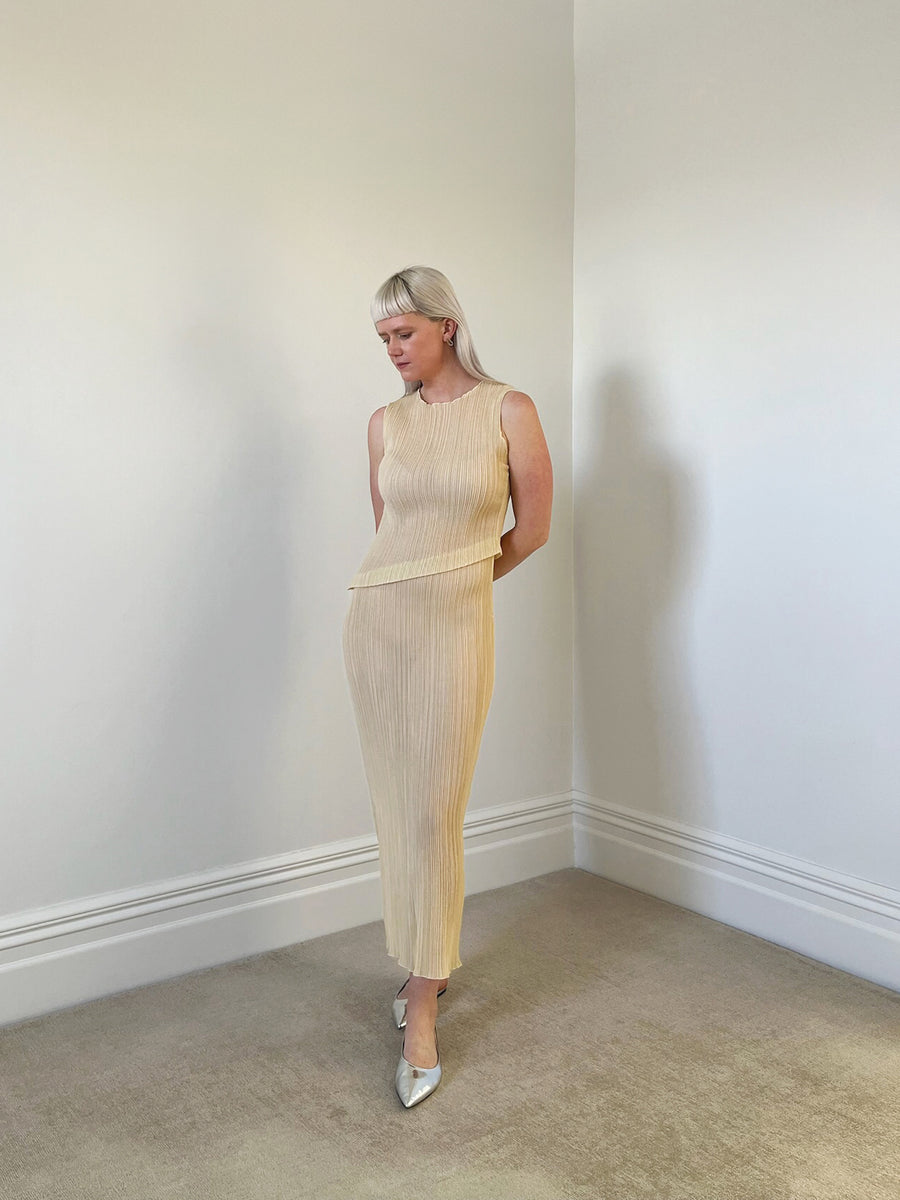 Jojo Ross Mermaid Dress Pleated Made In NZ